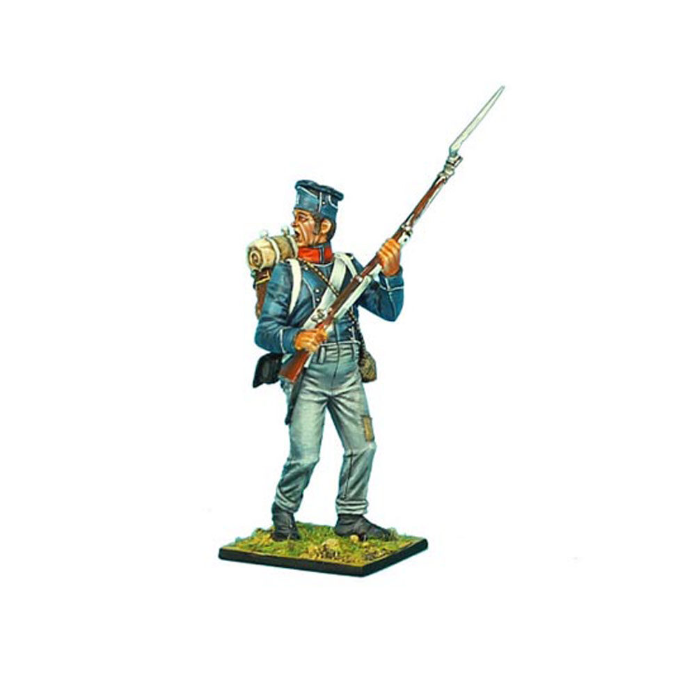 French 1st Light Infantry Overweight Chasseur Standing Shouting ...