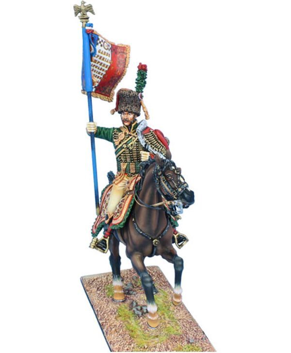 French Imperial Guard Chasseur a Cheval Standard - 1815 Pattern ...