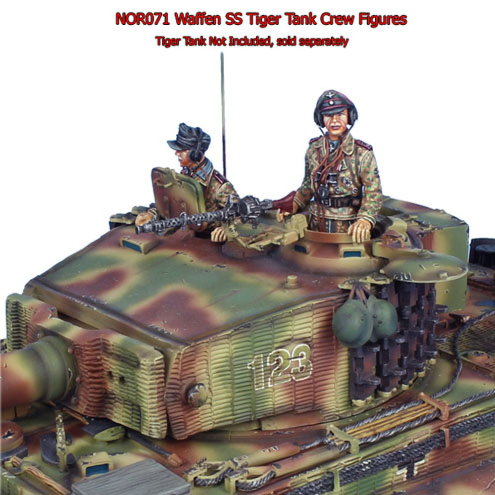 German Waffen SS Tank Crew for Tiger Tank - Saimex Toys