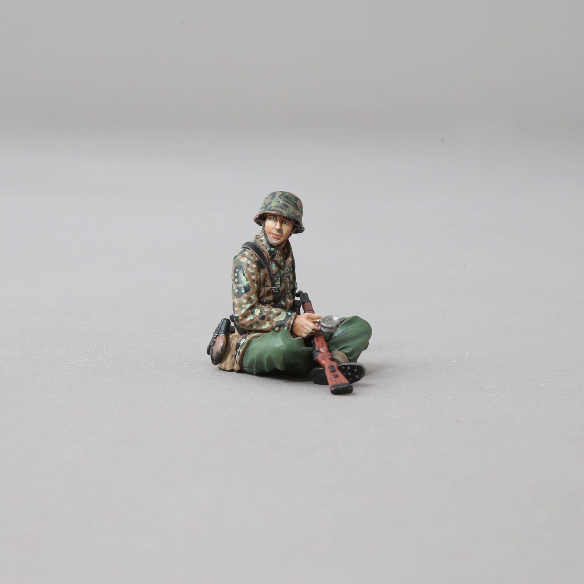 An SS Soldier with Mess Tin - Saimex Toys