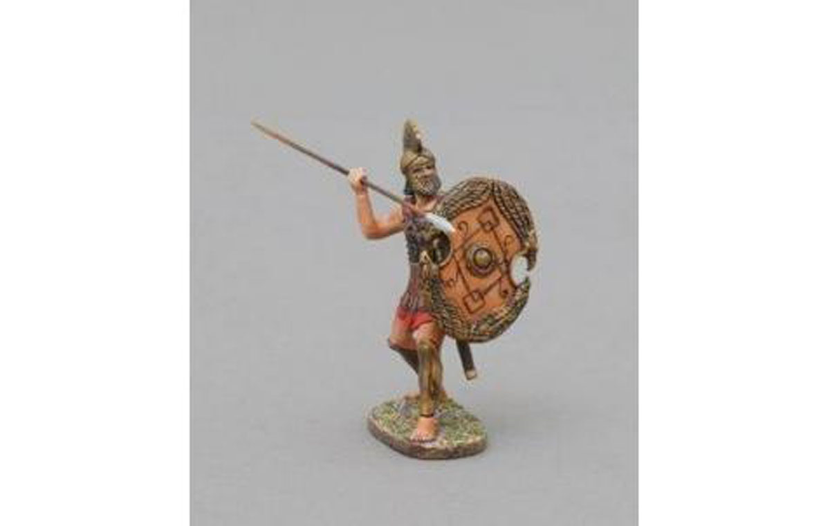 Cypriot Marine with Four-Headed Eagle Design Shield Throwing Spear ...