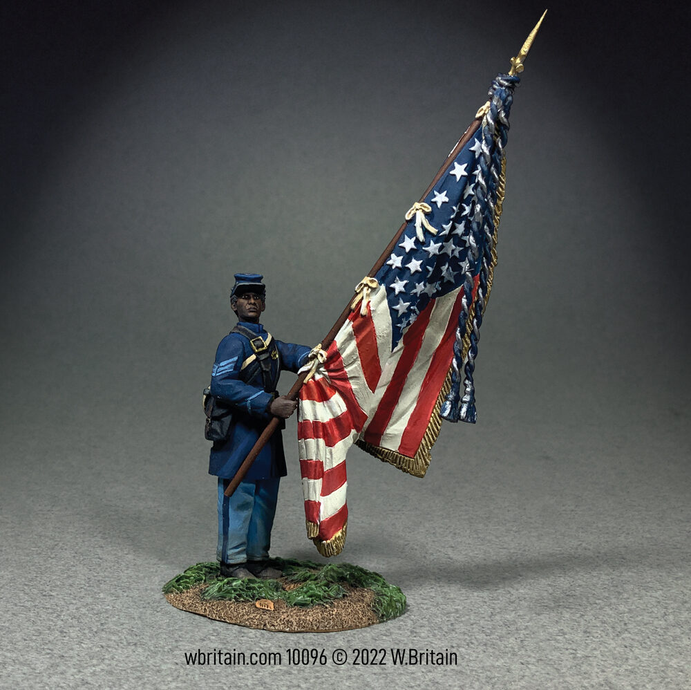 Sgt. William Carney, Flagbearer, 54th Massachusetts Infantry, American ...