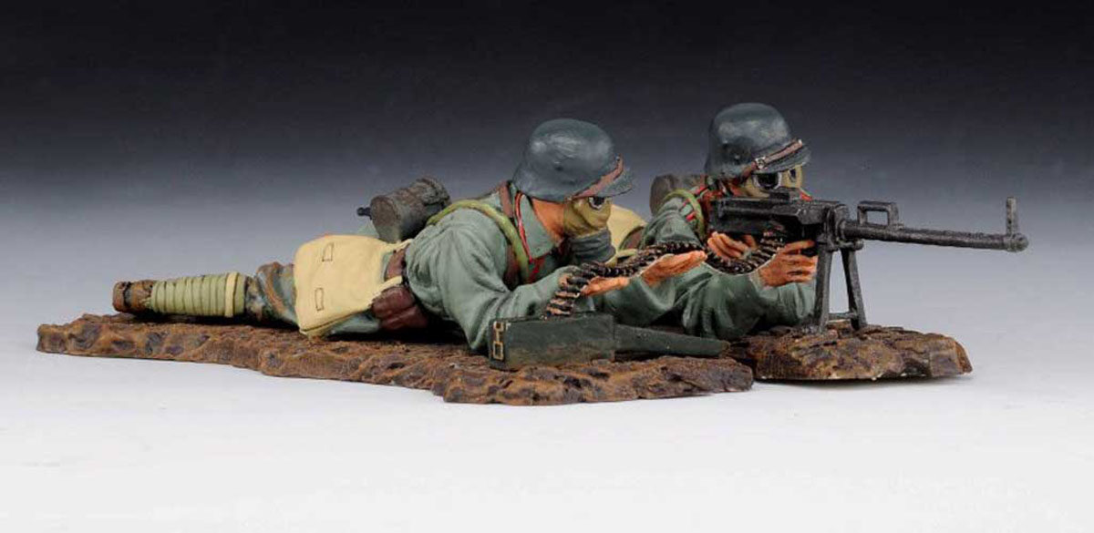 Bergmann MG15 with crew - Saimex Toys