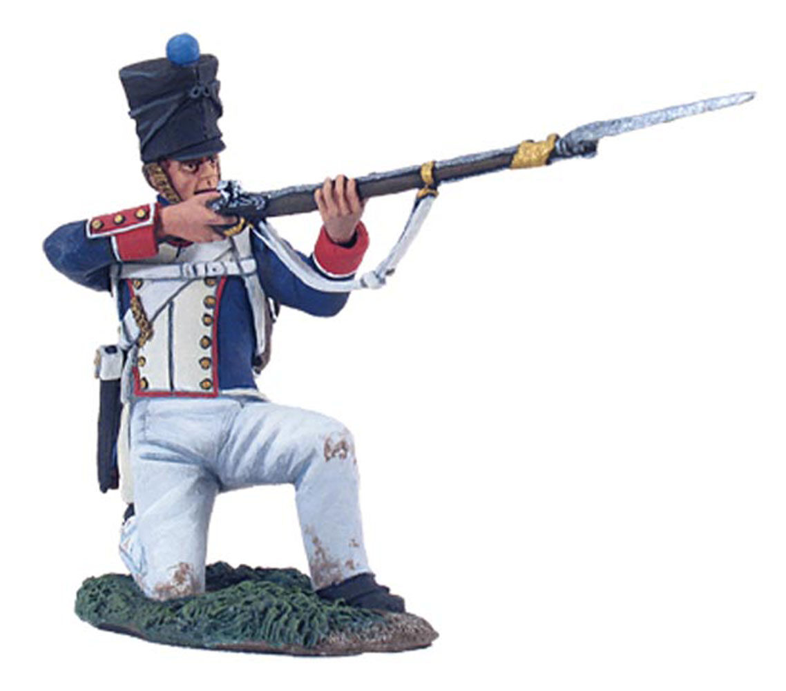 French Line Infantry Fusilier Kneeling Firing No.1 - Saimex Toys